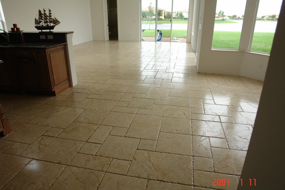 Stone Floor - Rustic - Games Room - by Sandstone Flooring Inc | Houzz IE