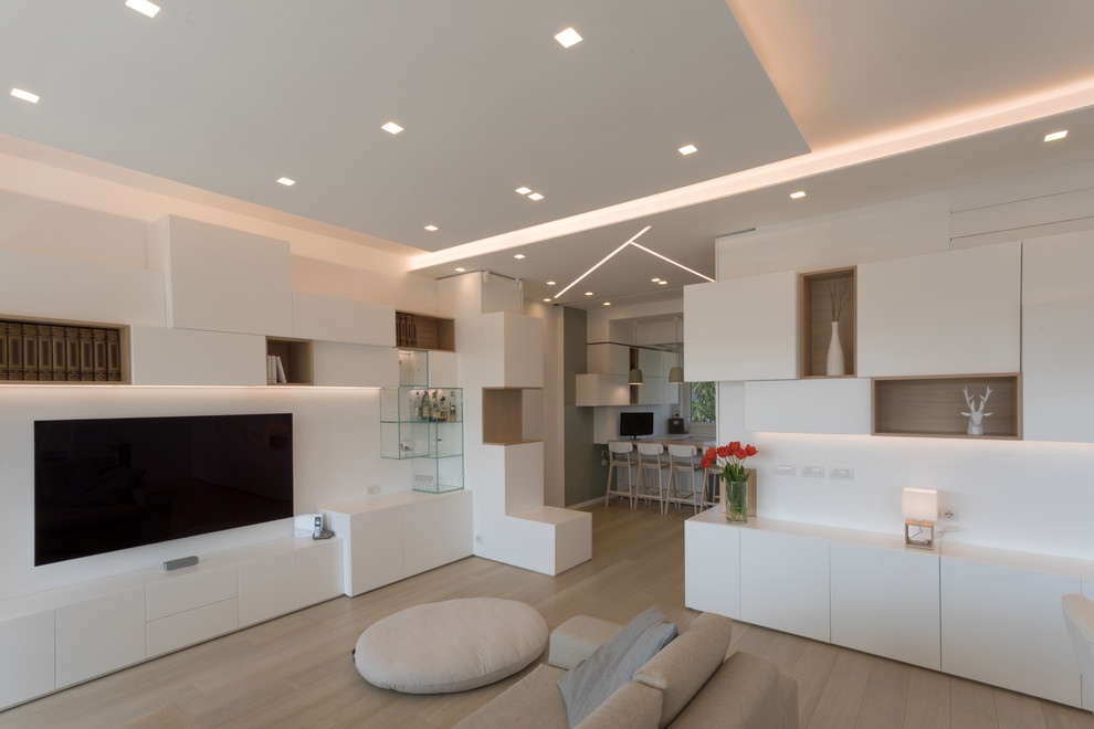 Casa "FG" bianco scolpito - Contemporaneo - Sala da Pranzo - Roma - di ...