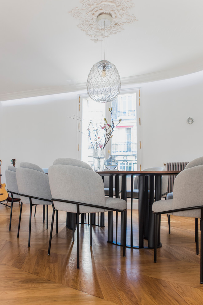 Appartement Haussmannien à Paris - Transitional - Dining Room - Paris ...