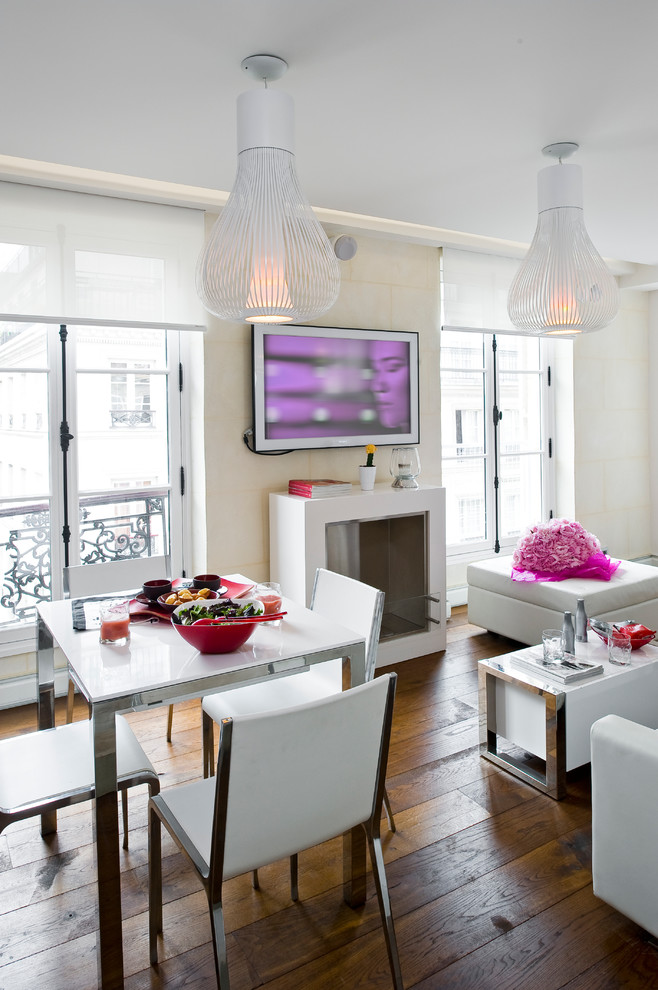 Appartement Paris - 32m2 - roi de Sicile - Contemporary - Dining Room ...