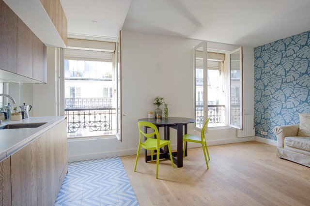 Rénovation d'un appartement de 40m2 - Salle à Manger - Paris - par SHK ...
