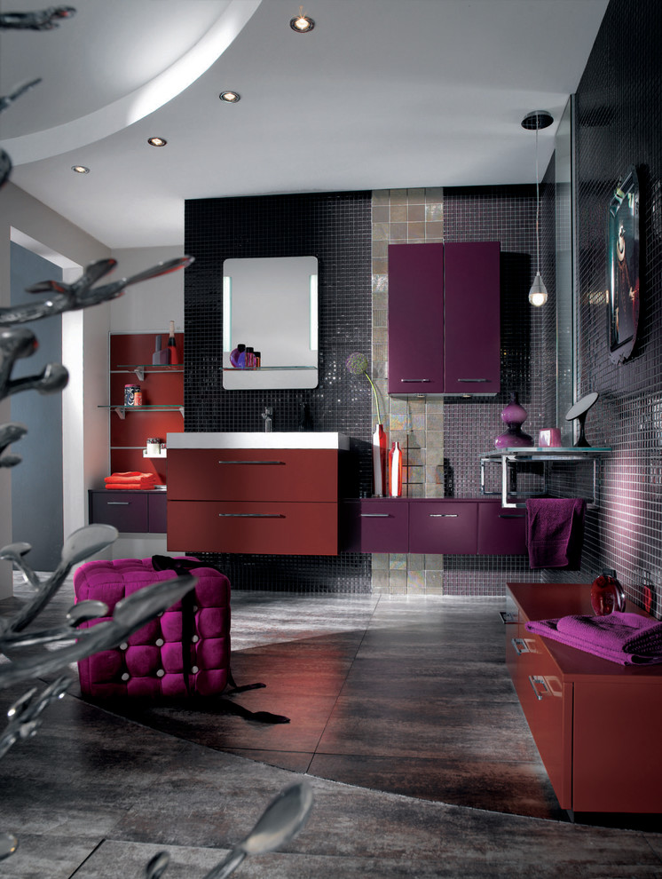 Ambiance boudoir - Modern - Bathroom - Paris - by Déco Design Paris | Houzz