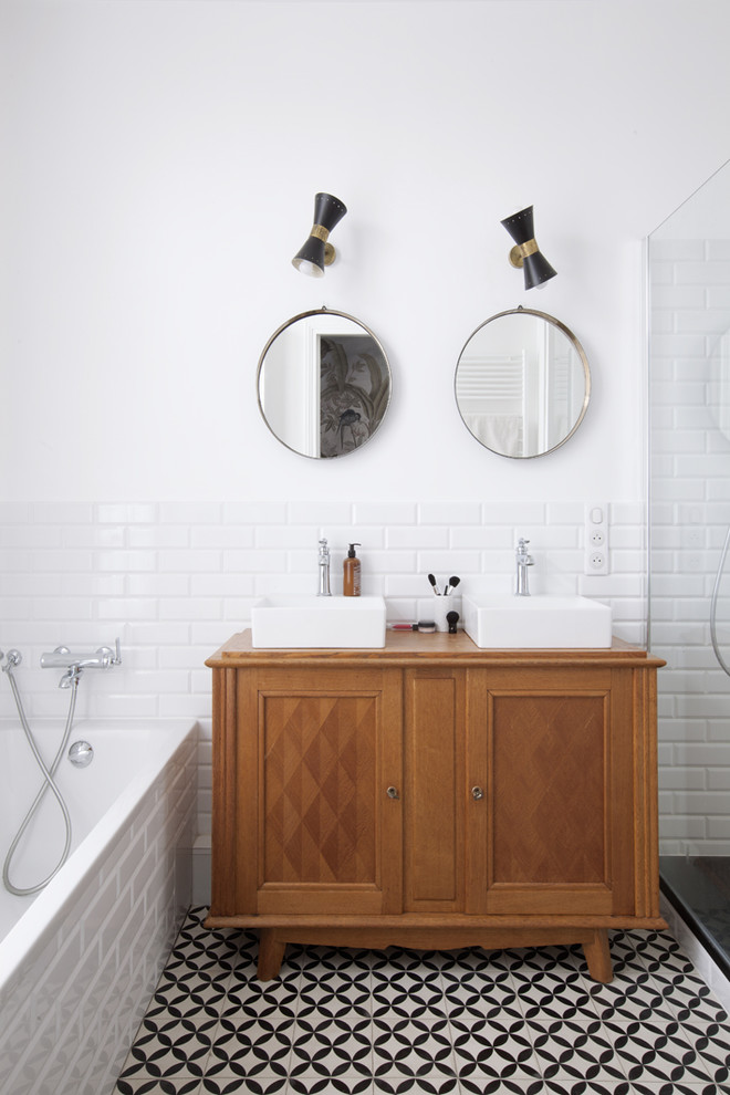 Nathalie et Mathias - Contemporary - Bathroom - Paris - by Charlotte ...