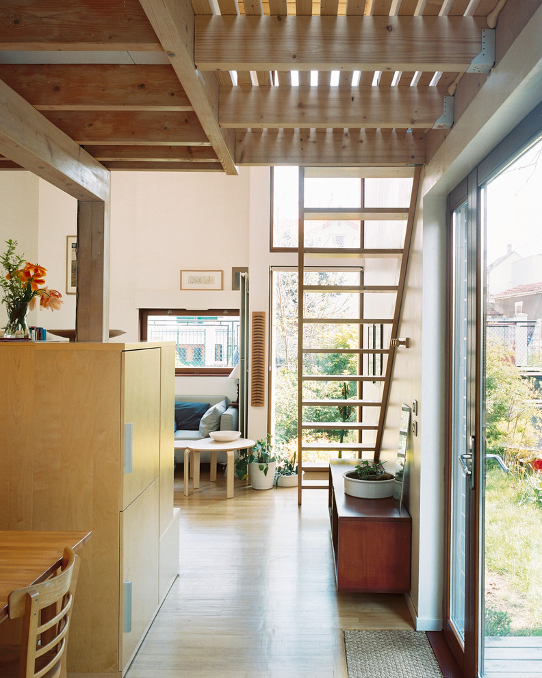 MAISON ATELIER EN OSSATURE BOIS - Contemporáneo - Sala de estar - París ...