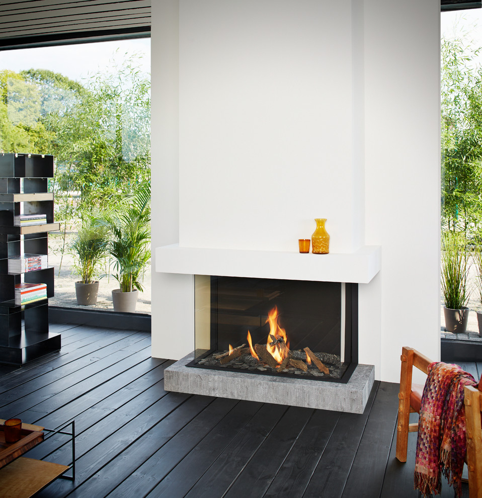 Réalisation Cheminées sur mesures Cheminées Salvador - Modern - Family ...