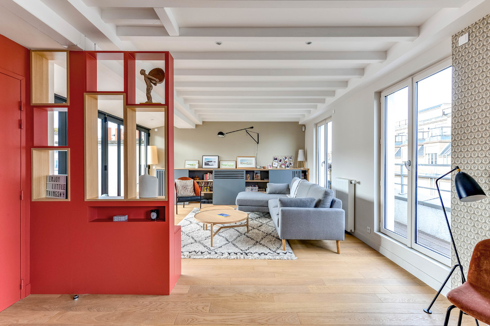 Structurer un espace à vivre - Contemporain - Salle de Séjour - Paris ...