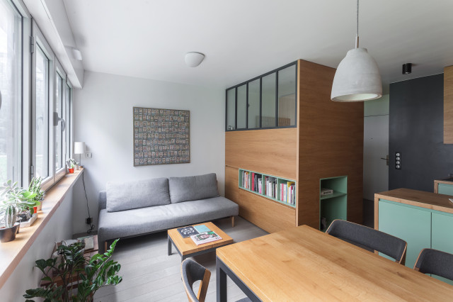 STUDIO 30m2 - Scandinave - Salle de Séjour - Paris - par ARCHITECT ...