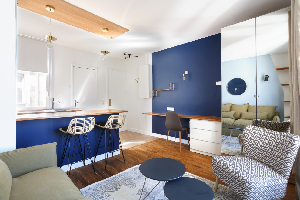 Studio de 20m2 qui a tout d'un grand - Contemporain - Salle de Séjour ...