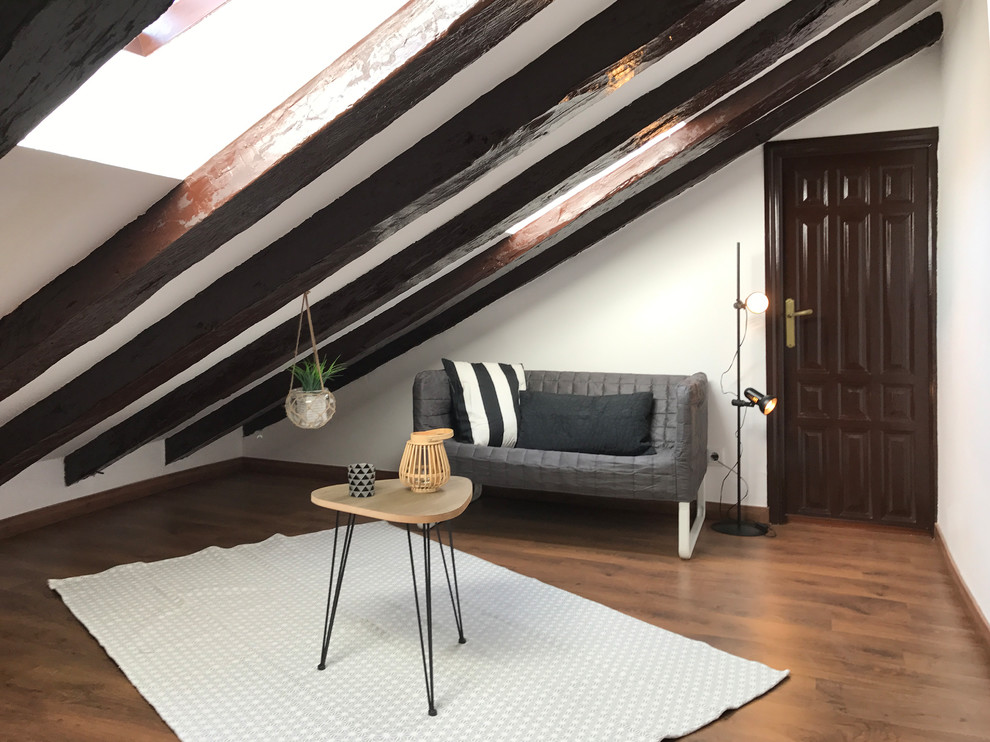 El reto de un Ático - Contemporary - Living Room - by Lúmina Home ...