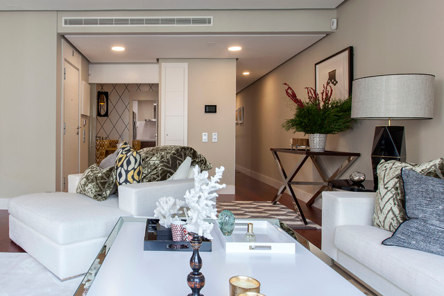 Proyecto interiorismo Conde de Peñalver - Eclectic - Living Room - Madrid - by Laura Gärna ...