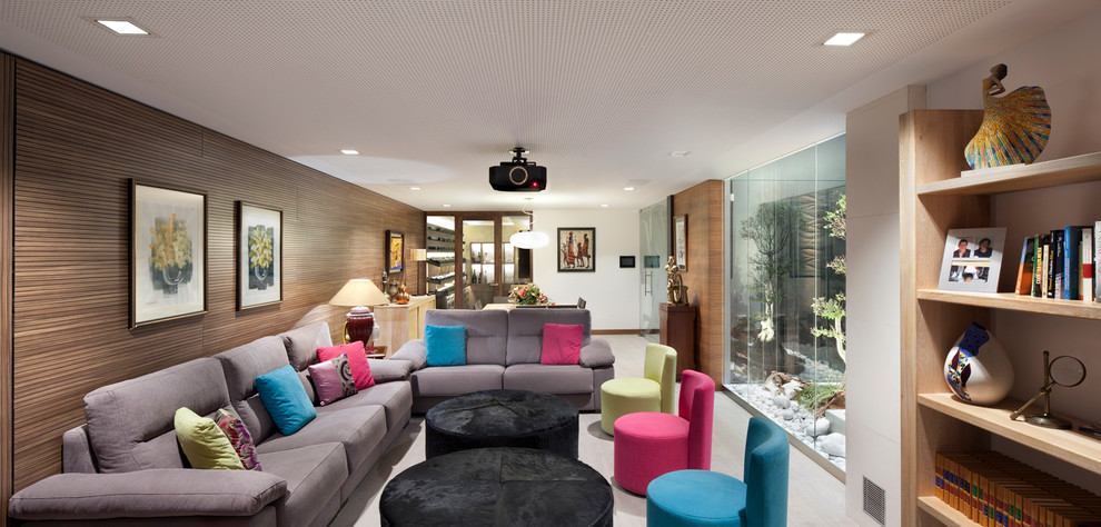 Vivienda unifamiliar en Argentona (Barcelona) - Contemporáneo - Salón ...