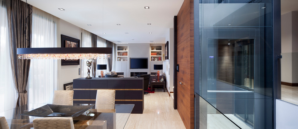 Vivienda unifamiliar en Argentona (Barcelona) - Contemporáneo - Salón ...
