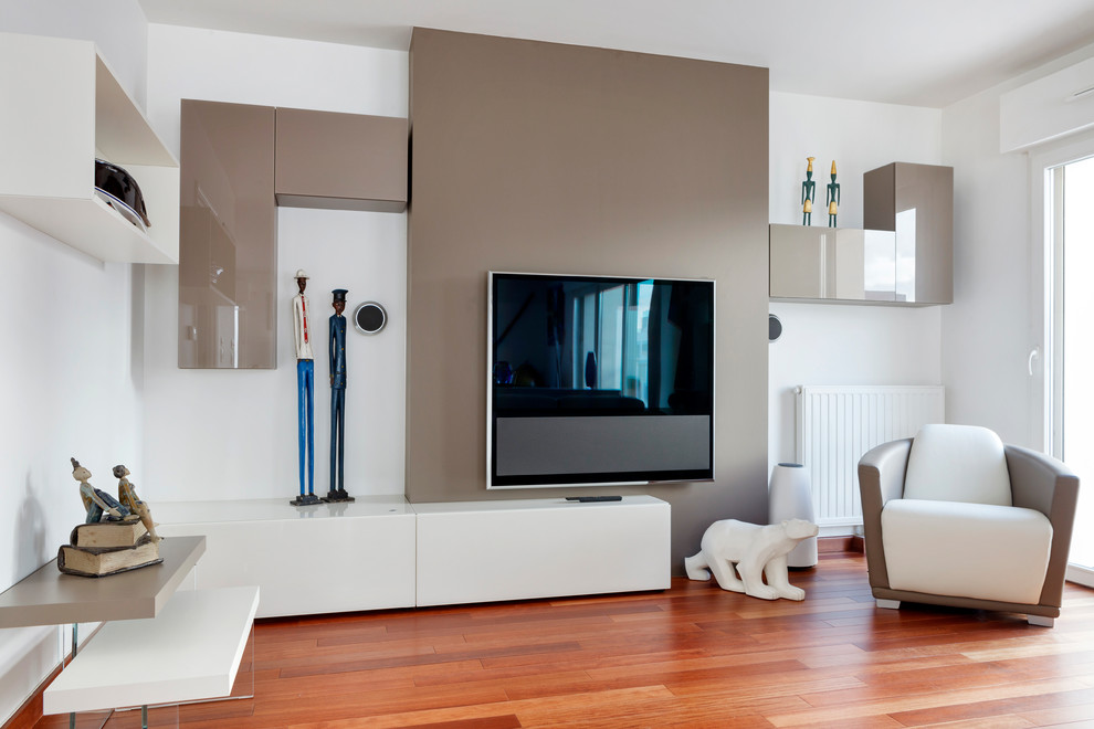 AD001 - Composition meuble télé - Salon - Contemporain - Salon - Paris ...