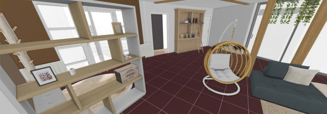 Aménagement d'un salon/salle à manger - Moderno - Soggiorno - Digione ...