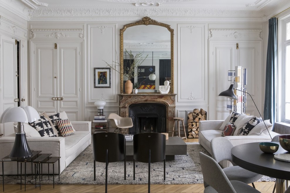 Appartement haussmannien - Contemporary - Living Room - Paris - by ...