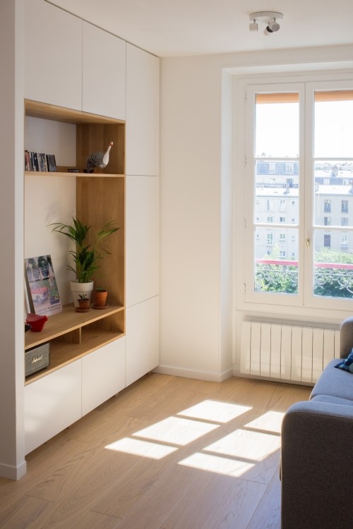 APPARTEMENT T2_Réaménagement d’un appartement parisien - Contemporary ...