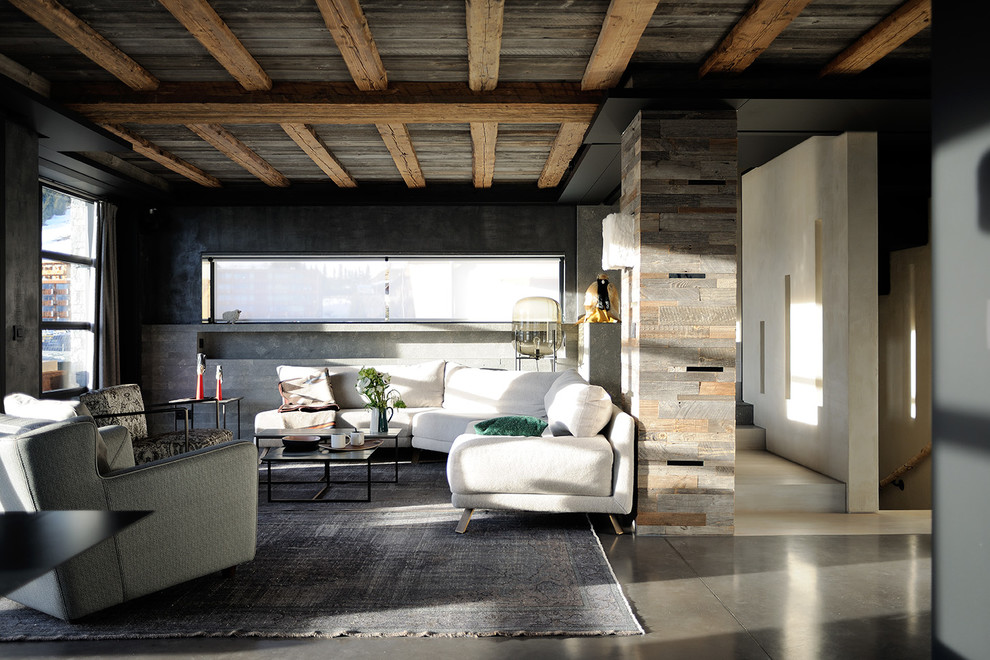 Chalet A - Montagne - Salon - Lyon - par Agence Philippe Magnin Du ...