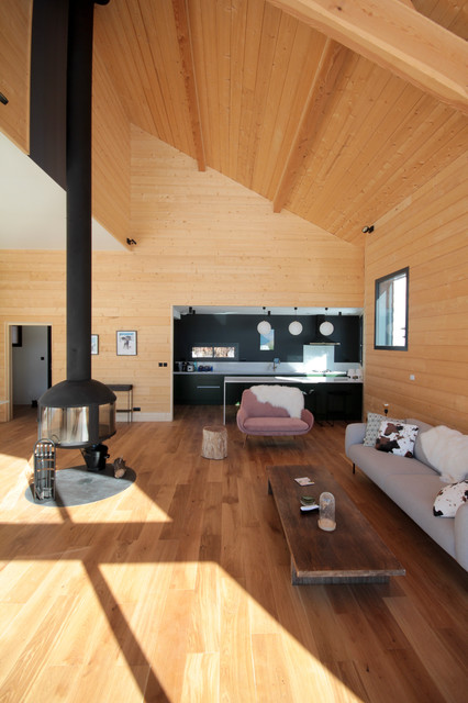 Construction d'un chalet de montagne - atelier S architecte toulouse ...