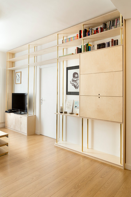 Création et réalisation de mobilier sur mesure - Contemporain - Salon ...