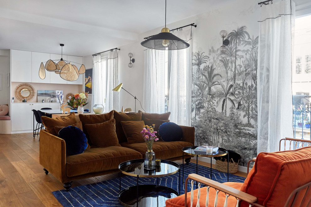 Blanche | 90m² | Rénovation & Décoration - Contemporary - Living Room ...