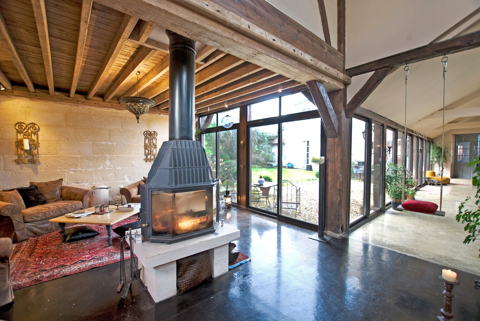 Maison 300m2 Picardie - Construction d'une extension - Rustic - Living ...