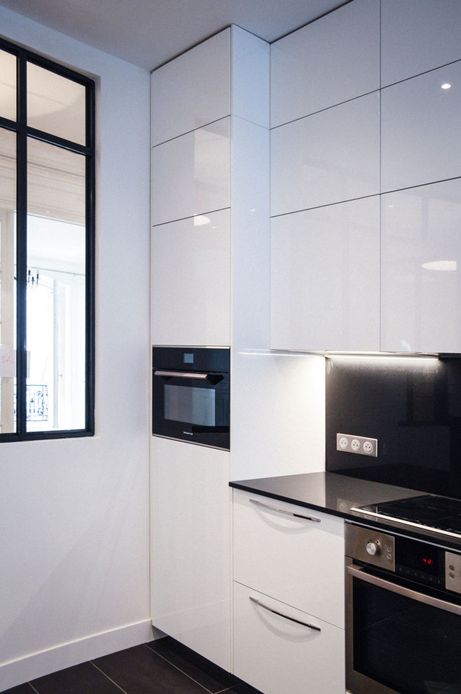 Paris 17ème - Contemporary - Kitchen - Paris - by LOUISE FORISSIER ...