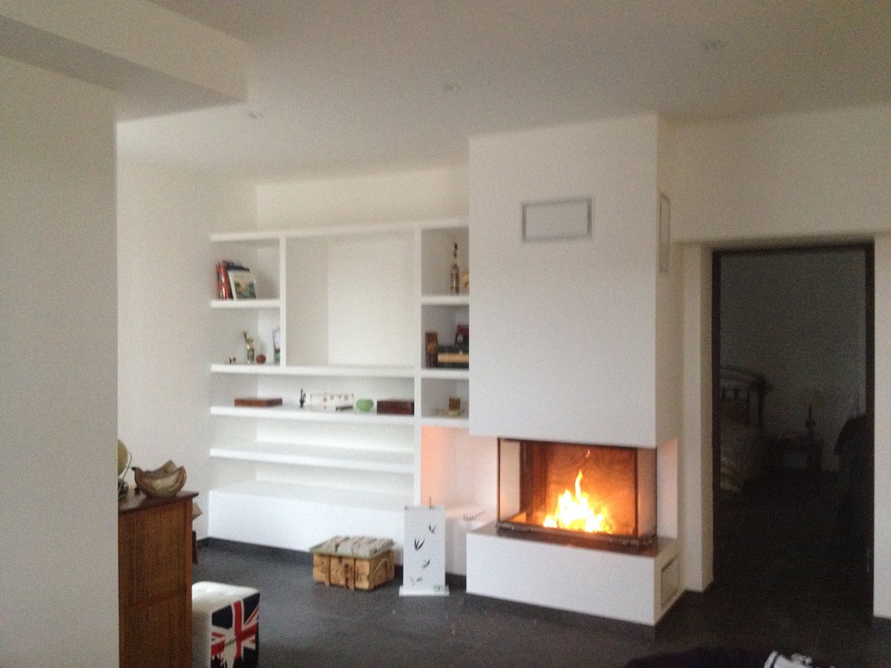 réalisation - Contemporary - Living Room - Nice - by cheminee creasud ...