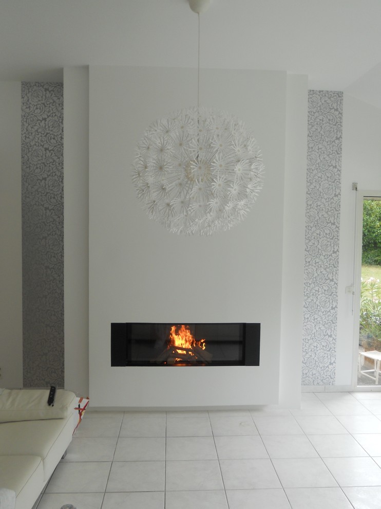 Réalisations - Contemporary - Living Room - Rennes - by Côté Cheminées ...