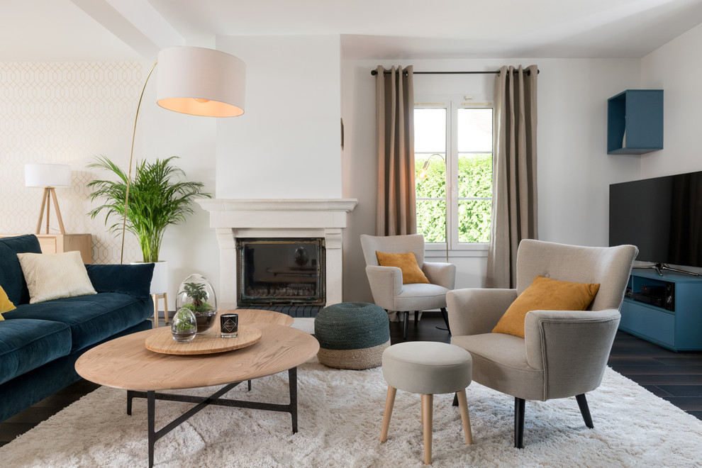 Rénovation complète d'un salon/salle à manger - Senlis - Contemporain ...