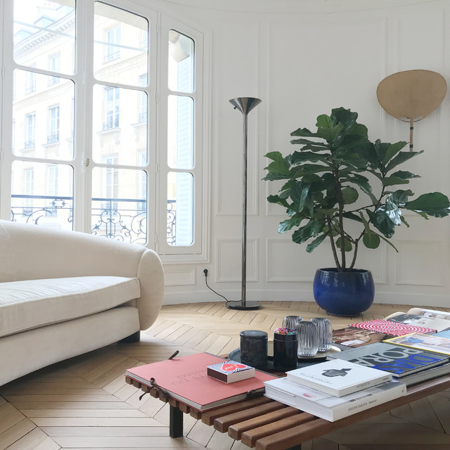 Rénovation d'un appartement de 100m2 à Paris 2 - Contemporary - Living ...