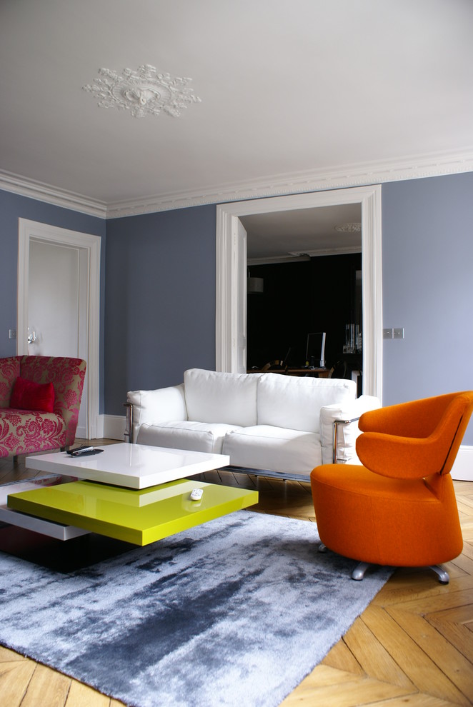 Un appartement rue de grenelle à Paris - Contemporary - Living Room ...