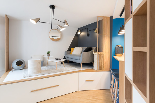 UN STUDIO COCOONING – Rénovation d’une petite surface/mobiliers sur ...