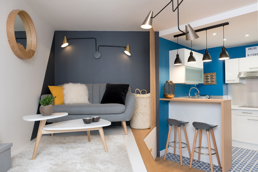 UN STUDIO COCOONING – Rénovation d’une petite surface/mobiliers sur ...