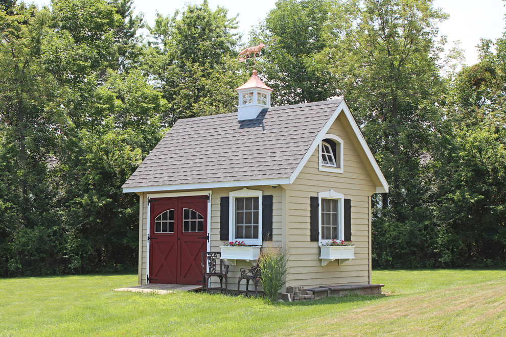 10'x14' Lap Siding Colonial Garden Shed - Shed - Other - by Lapp ...
