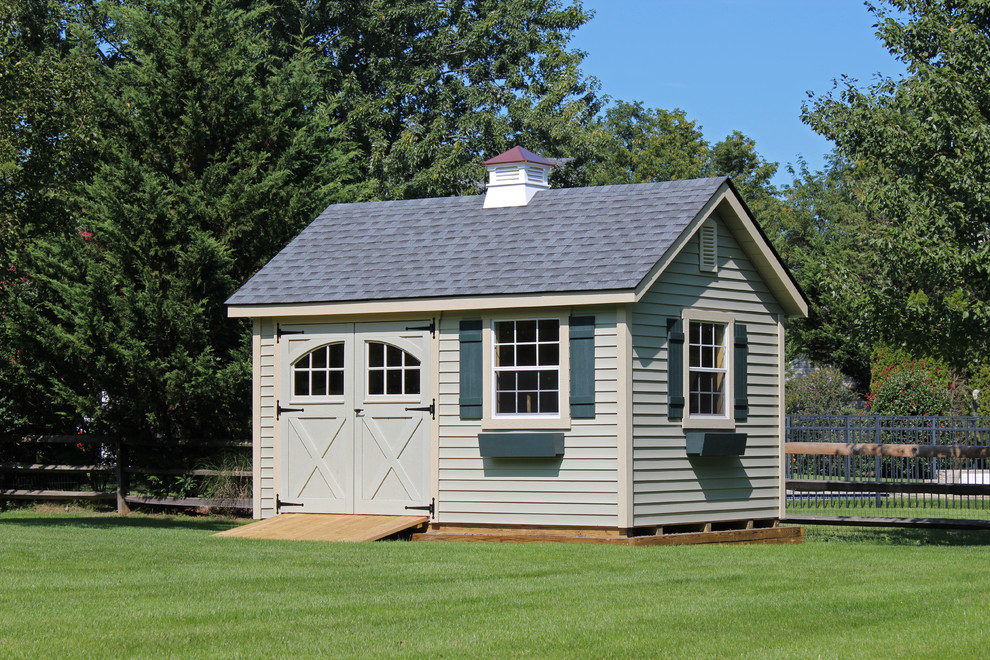 10'x14' Traditional Vinyl Garden Shed - Shed - Other - by Lapp ...