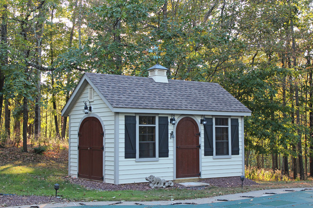 10'x16' Traditional Vinyl Garden Shed - Granny Flat or Shed - Other ...