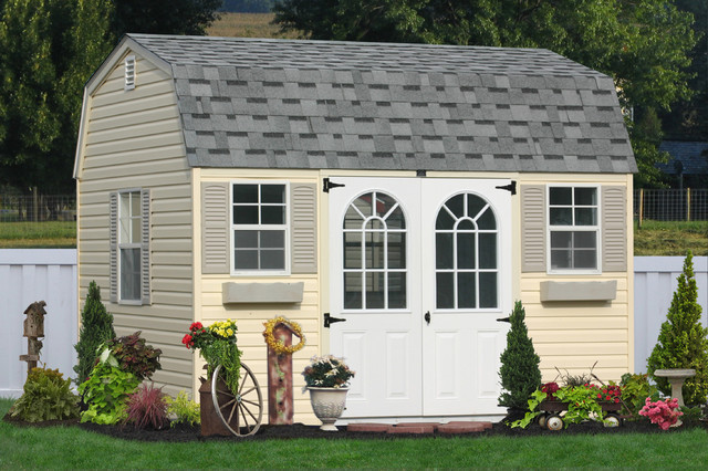 Vinyl Sided Storage Building Quaker Deluxe Vinyl Sheds In PA, NJ