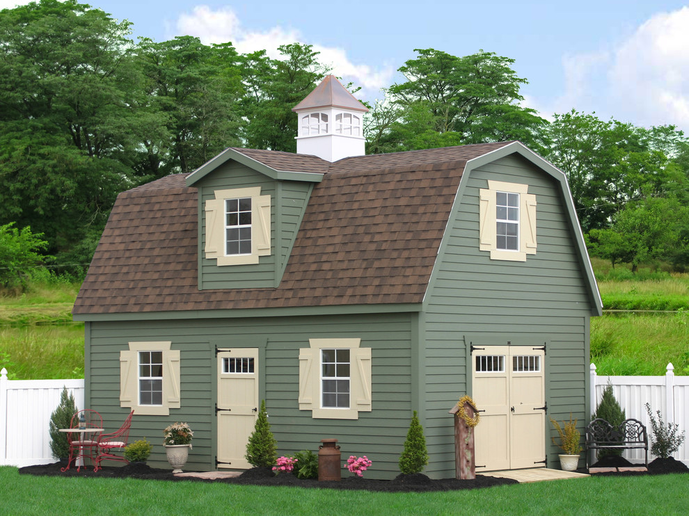 14x24 Two Story Shed from the Amish in PA - Traditional - Shed ...