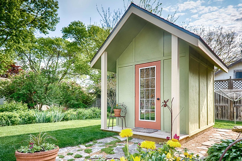 A Custom Built Shed Adds Landscape Charm and Extra Storage ...