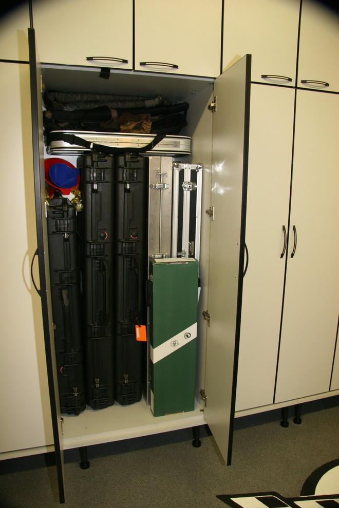 A Garage for Hunting and Car Enthusiasts - Contemporary - Shed ...