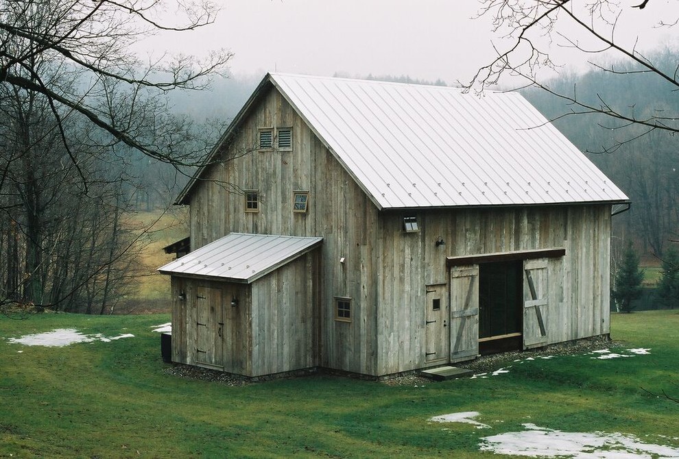 Barn Restoration - Rustic - Shed - New York - by Elterman Finer ...