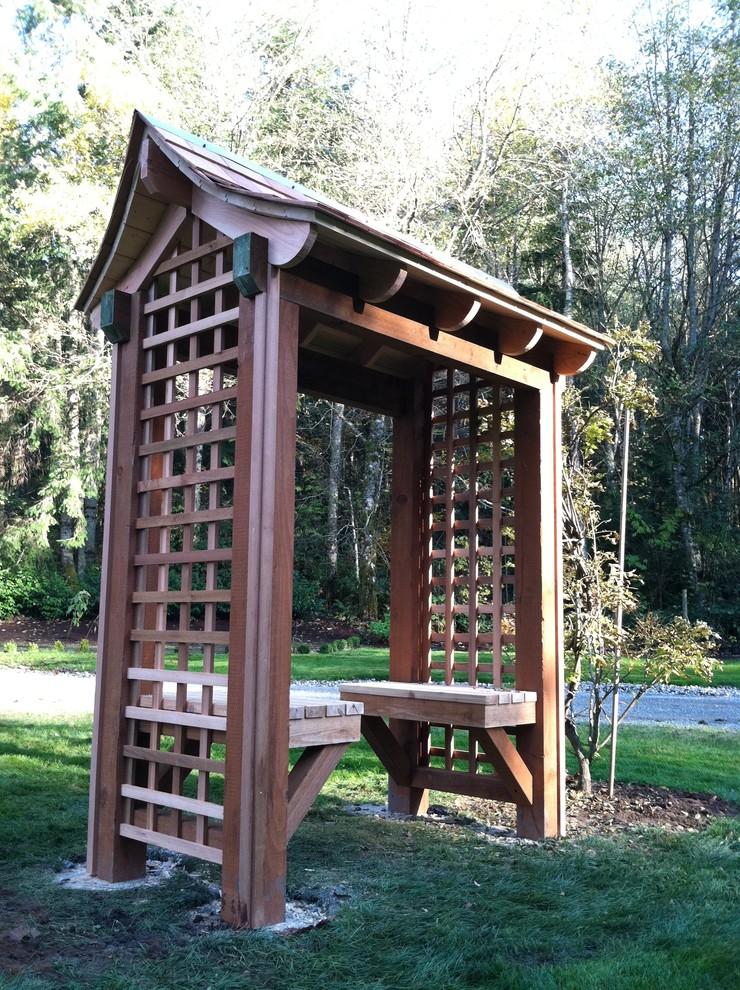 Bow Shed & Pergola - Contemporary - Garden Shed and Building - Seattle ...