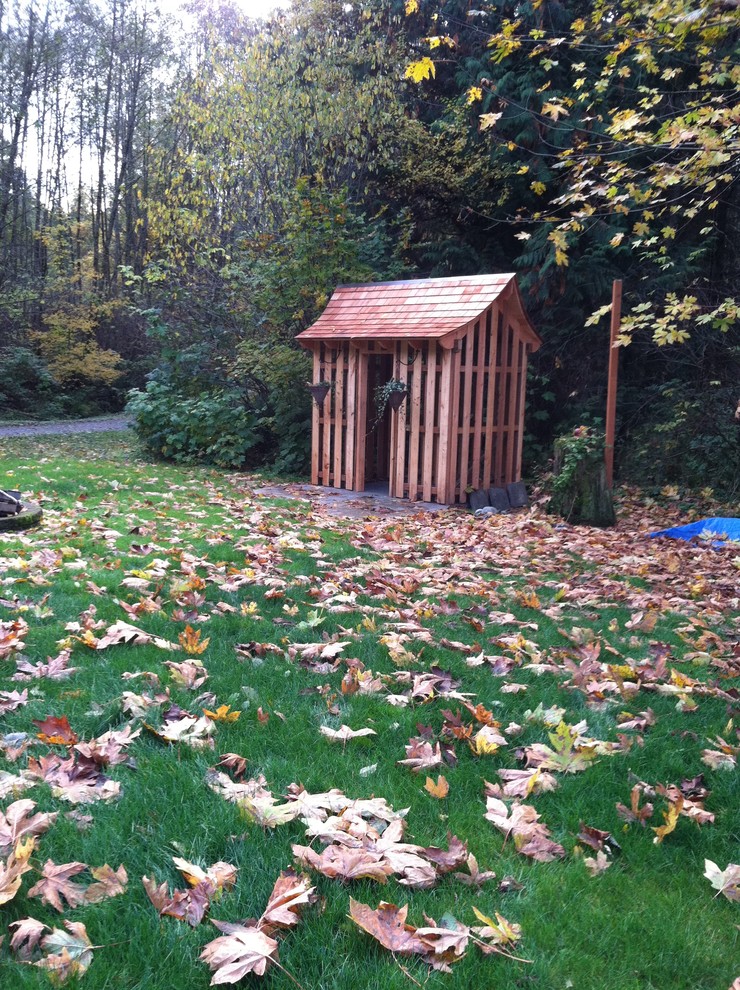 Bow Shed & Pergola - Contemporary - Shed - Seattle - by Orange Building ...