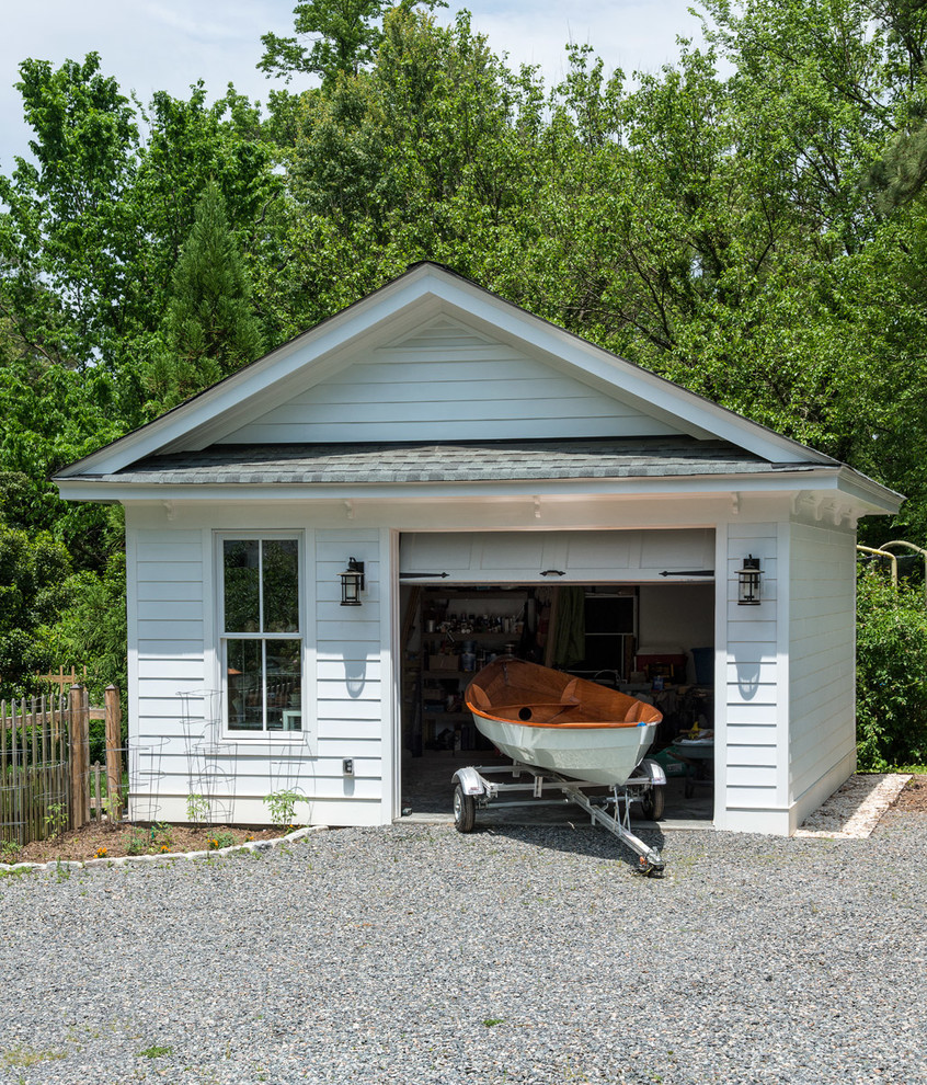 Build a Shop to Build a Boat - Traditional - Shed - Richmond - by Keith ...