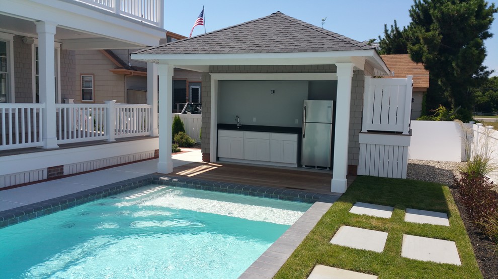 Cabanas & Storage Garage - Beach Style - Shed - Philadelphia - by ...