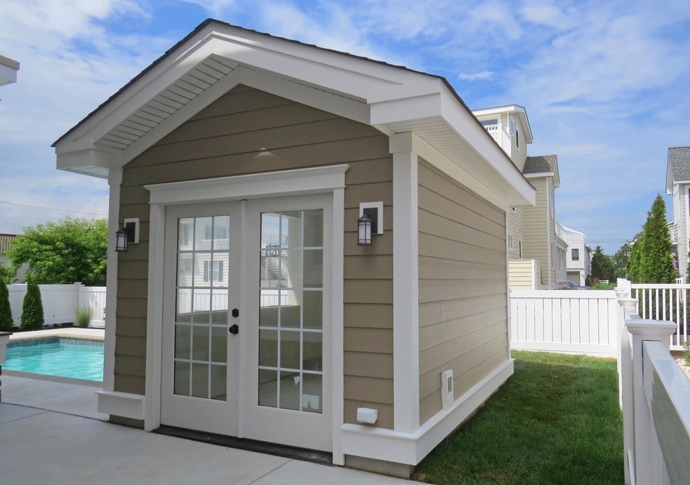 Cabanas & Storage Garage - Beach Style - Shed - Philadelphia - by ...