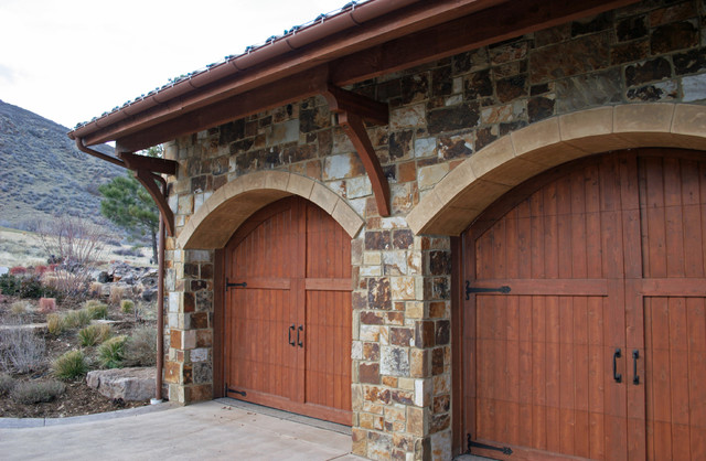 Colorado Tuscan Residence - Rustic - Garden Shed and Building - Denver ...