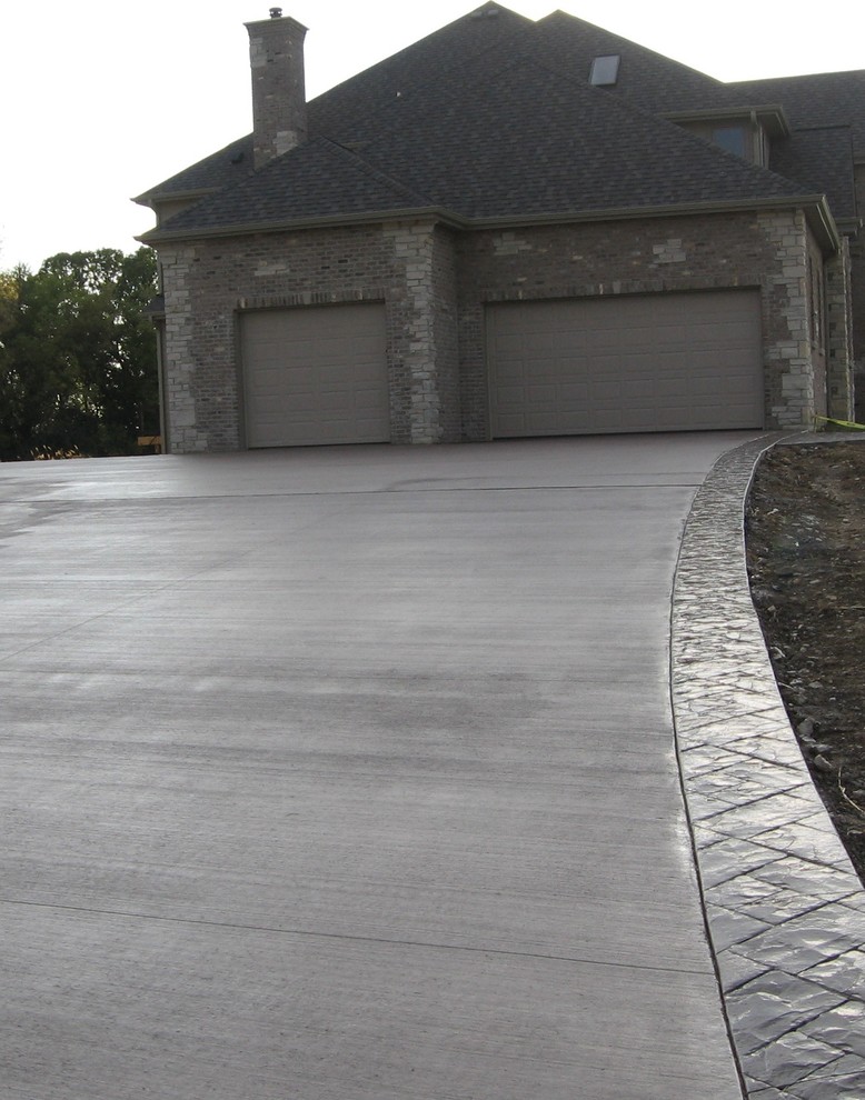 Concrete Driveways - Traditional - Shed - Milwaukee - by Creative ...
