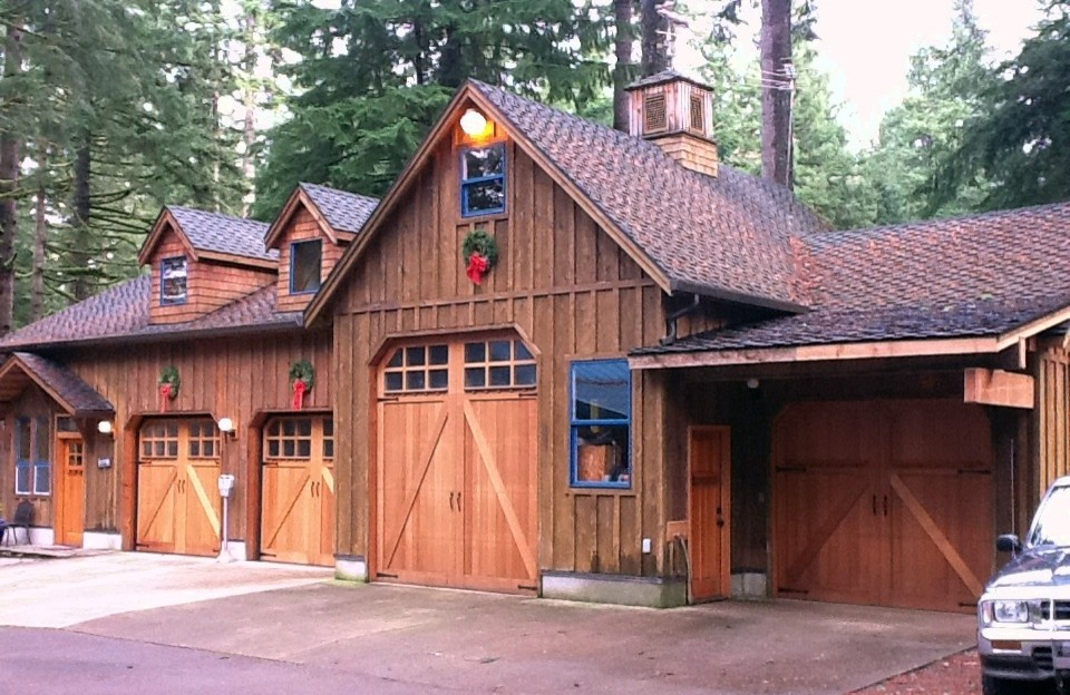 Custom Garage Door finished pictures - Traditional - Shed - Portland ...