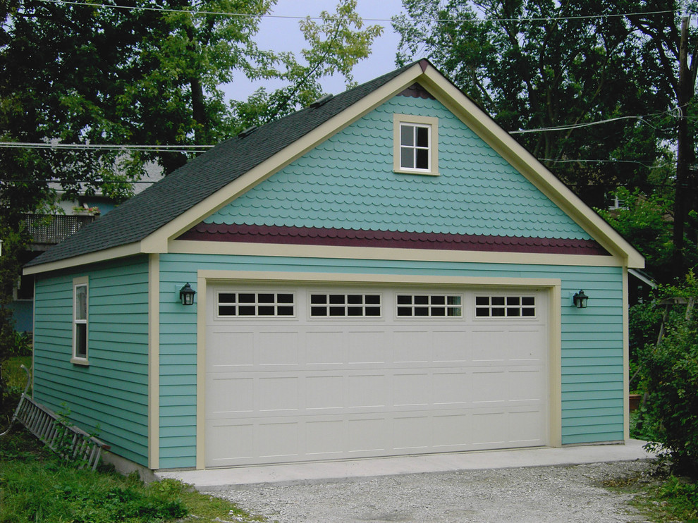 Custom garages - Traditional - Shed - Chicago - by Blue Sky Builders ...